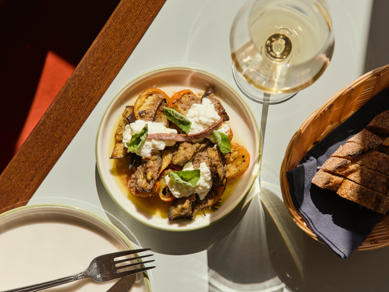 Marinated Aubergine Recipe with Anchovies and Croutons for Summer ...