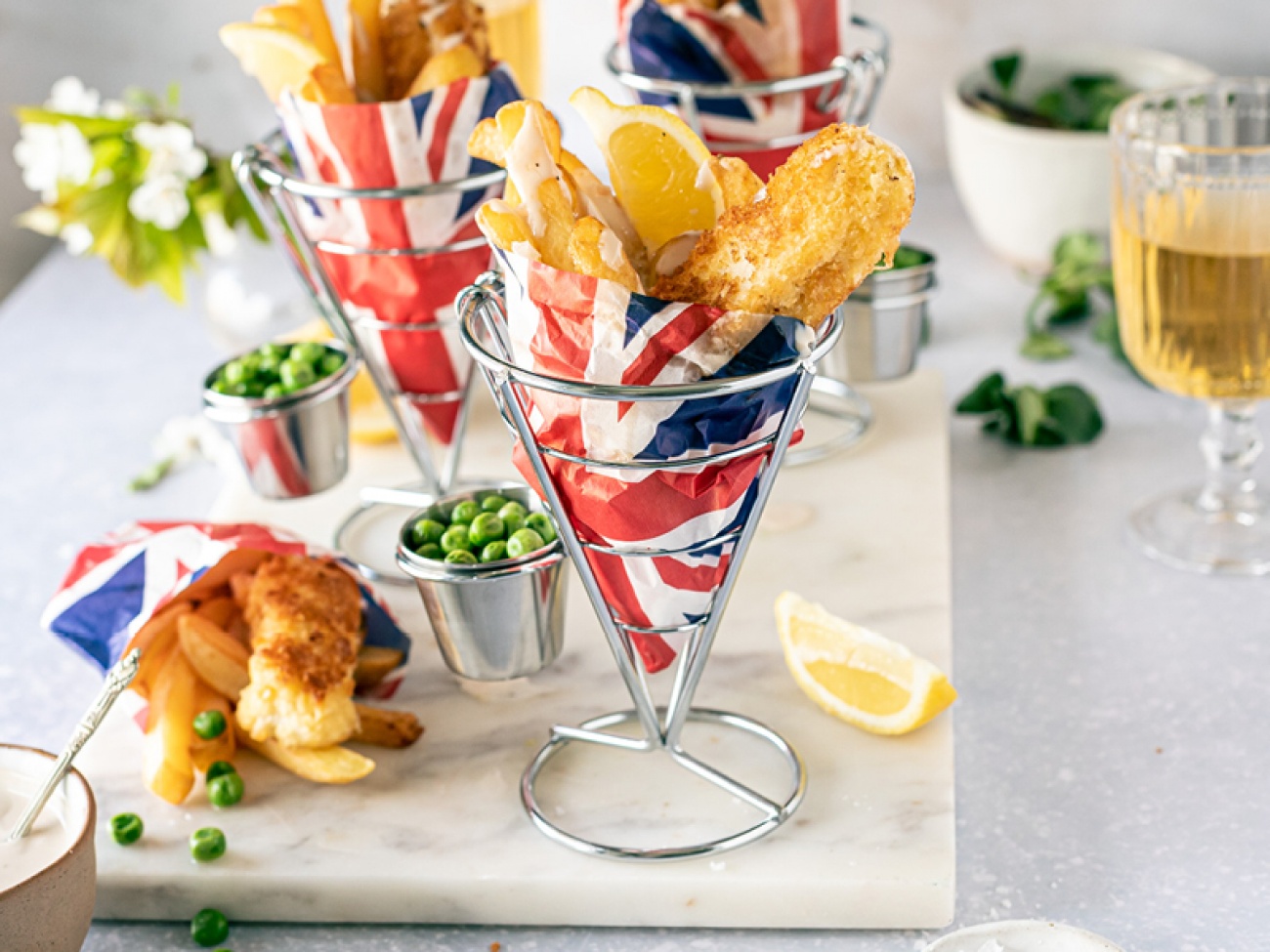 Fish and Chip Celebration Cones | Living North
