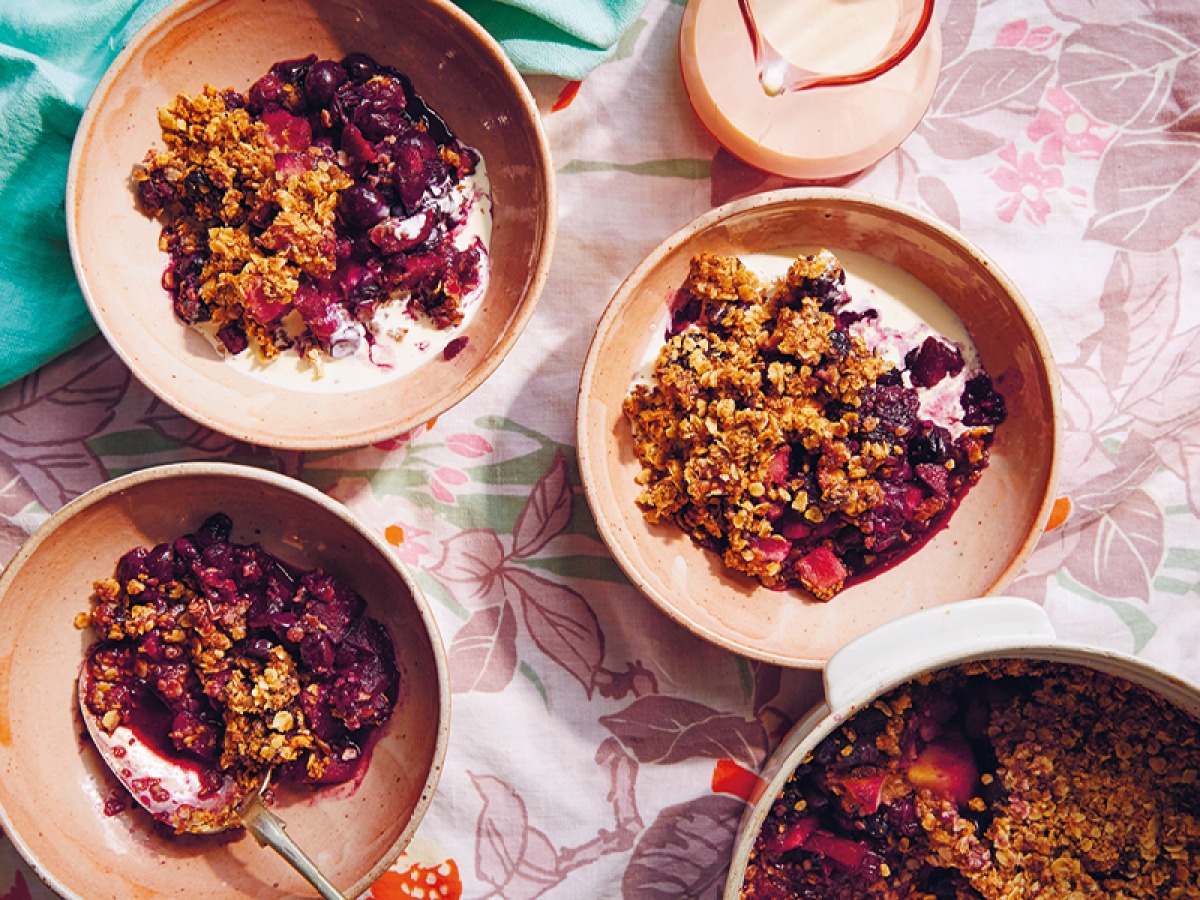 Dessert Recipes using Spices including Blueberry Crumble and White ...