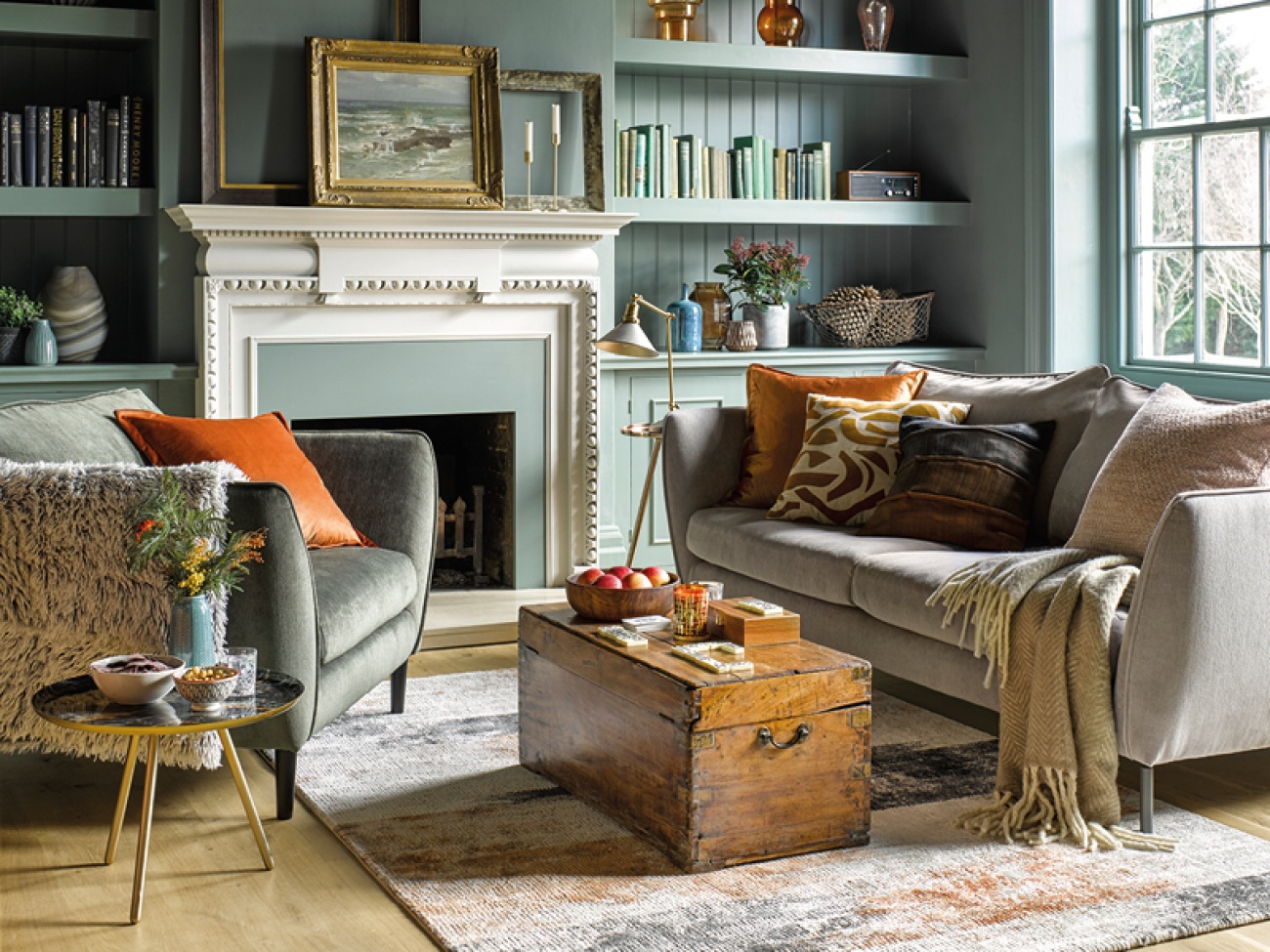How to Combine Cool Shades with Warm Accents in your Home | Living North