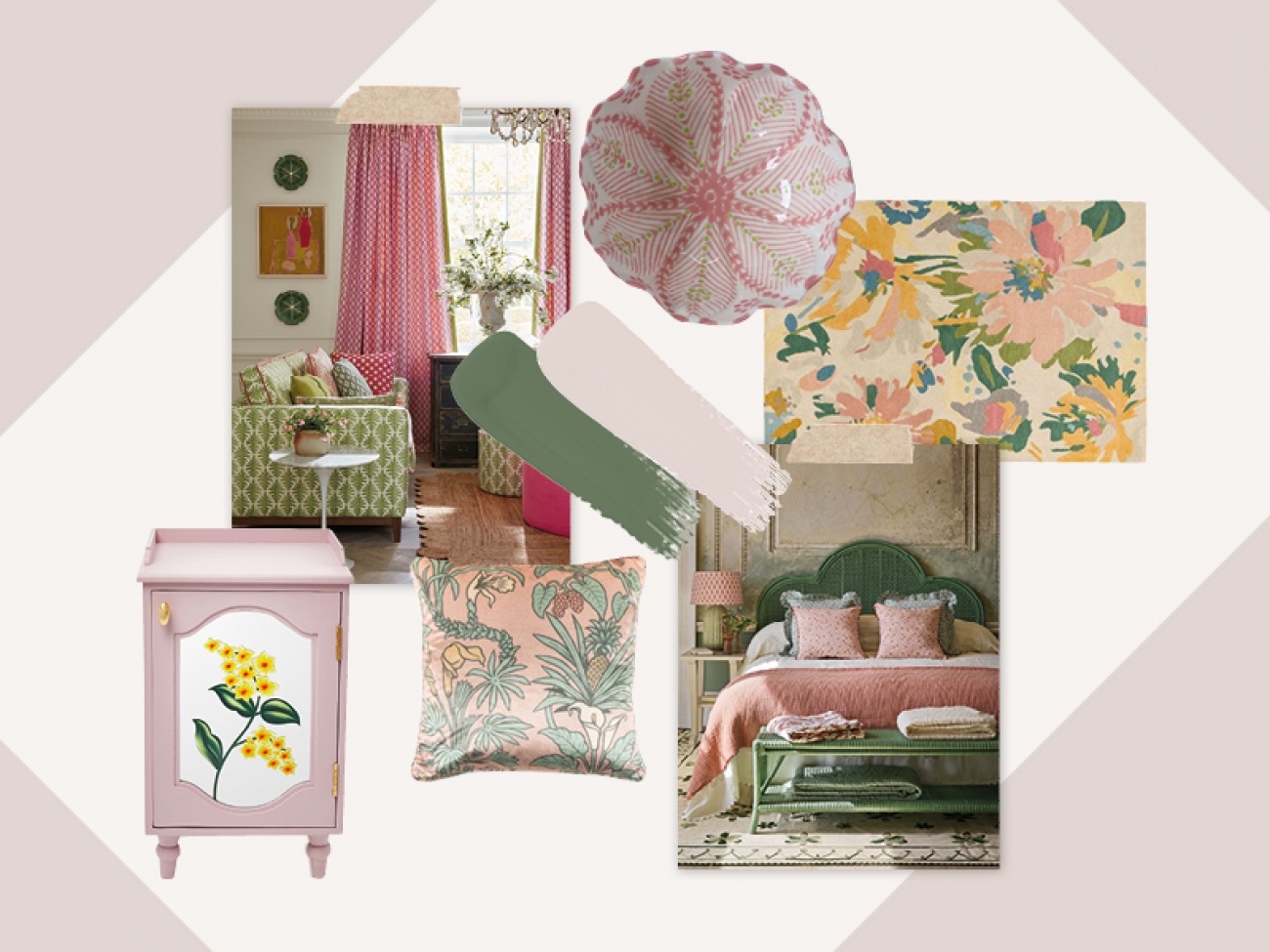 The Pink and Green Colour Combo That'll Look Great in Your Home ...
