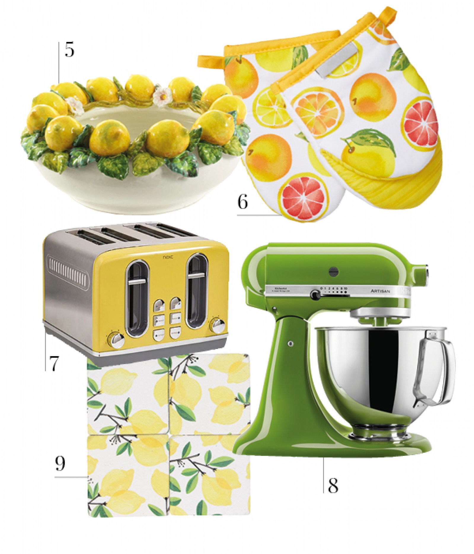 Citrus-Inspired Kitchen Accessories | Living North
