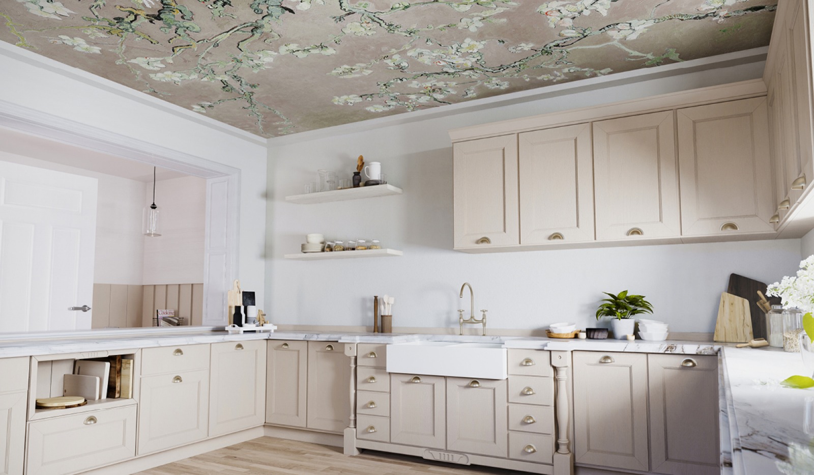How to Master the Latest Trend of Ceiling Wallpaper | Living North