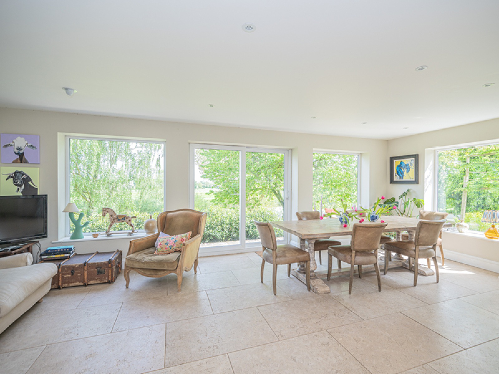 See inside this light and spacious riverside property with its own ...