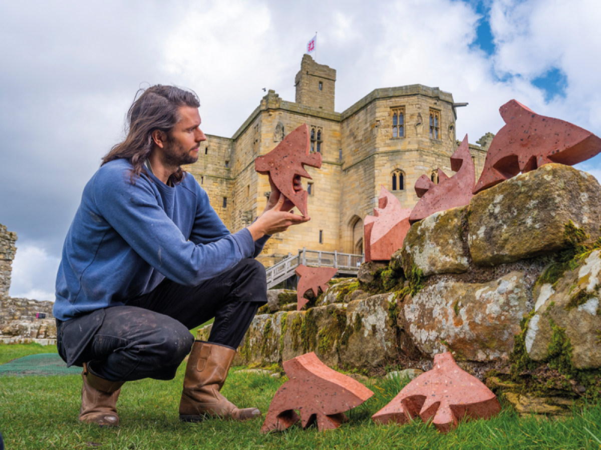 New Interactive Trails for The Family at Warkworth Castle Near Morpeth ...