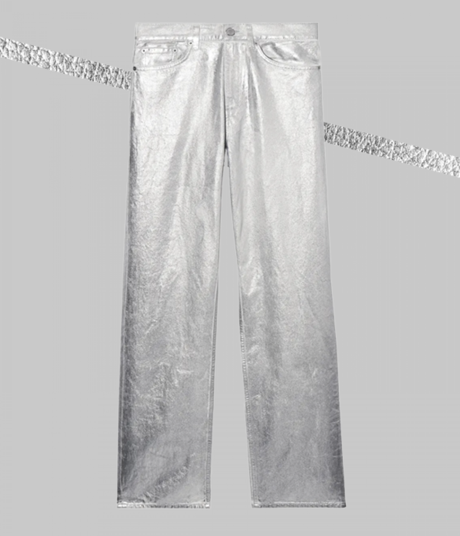 Silver Trousers from Karen Millen, Zara and Whistles | Living North
