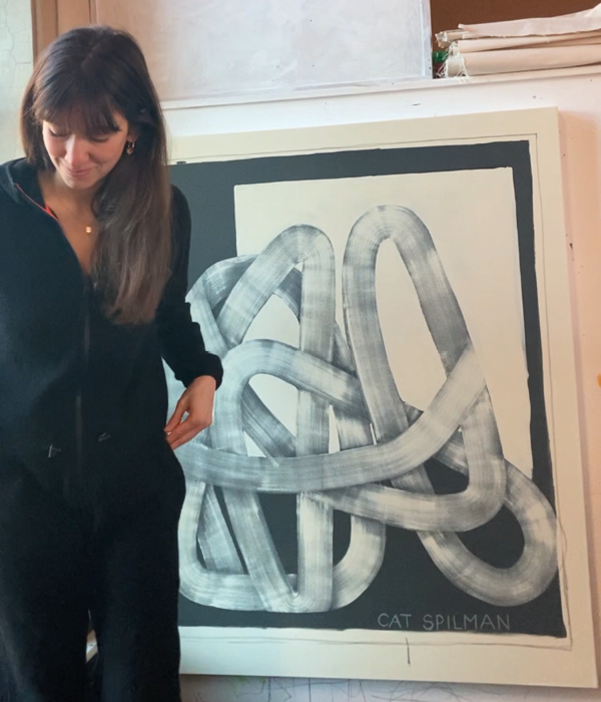 American Abstract Artist Cat Spilman Sells Her Paintings in York ...