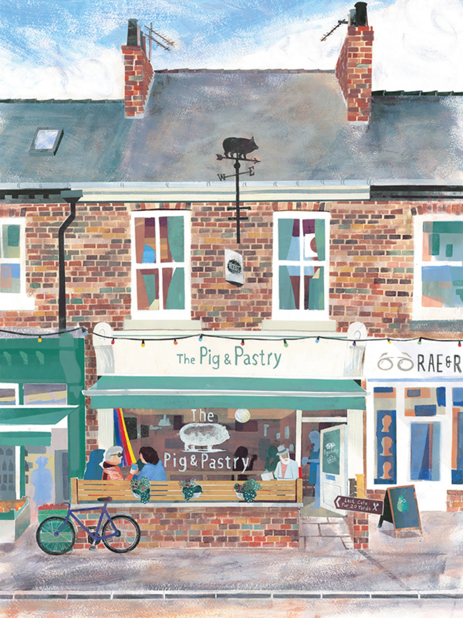 Meet York Artist Ric Liptrot Inspired by Shopfronts and Buildings in ...