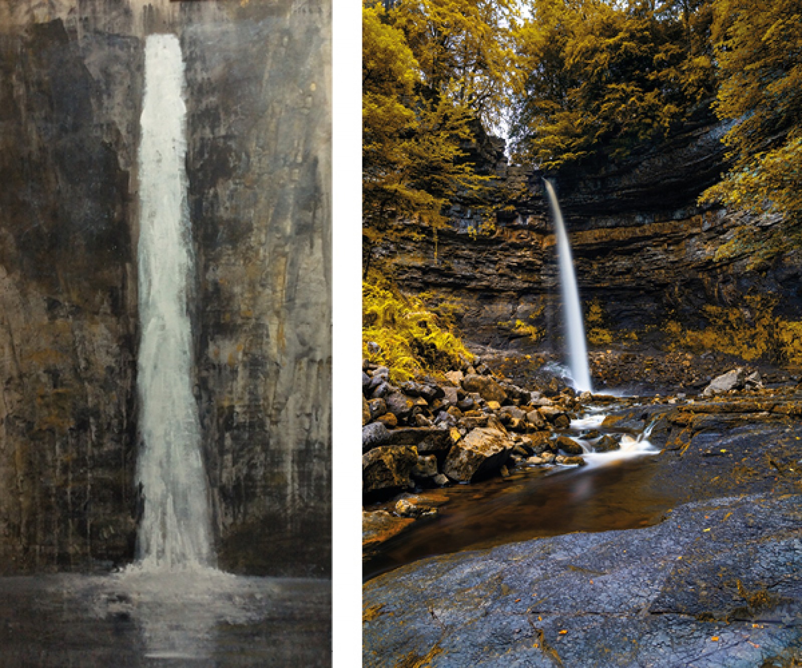 Local Yorkshire Artist Brian Burton on North Yorkshire Waterfalls ...