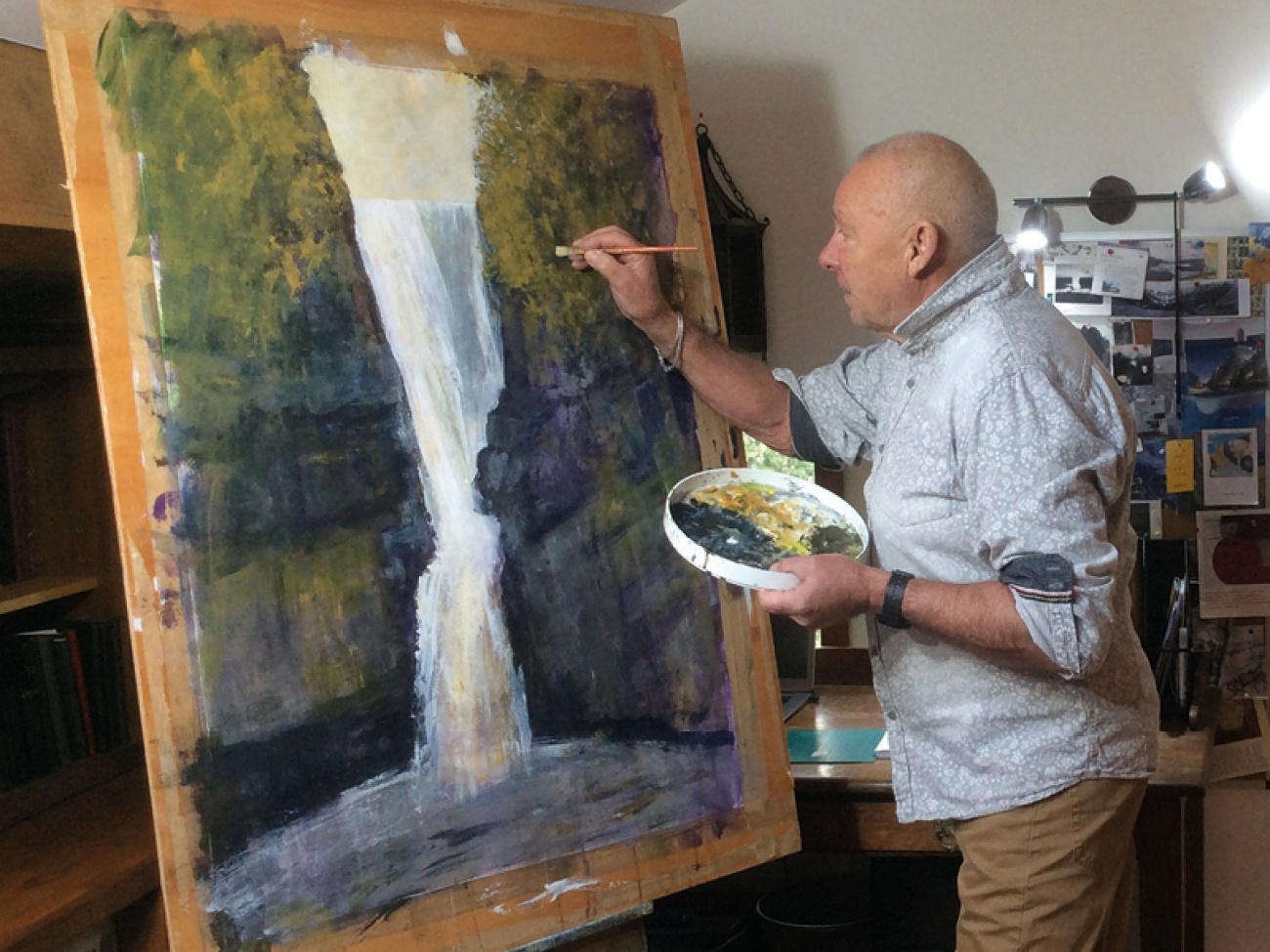 Local Yorkshire Artist Brian Burton on North Yorkshire Waterfalls ...
