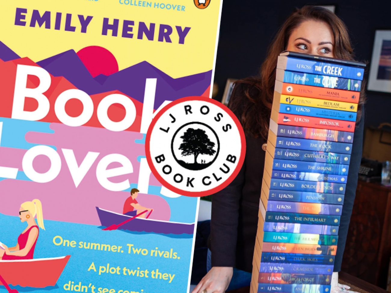 LJ Ross Shares Her Book Group Novel, Book Lovers by Emily Henry ...